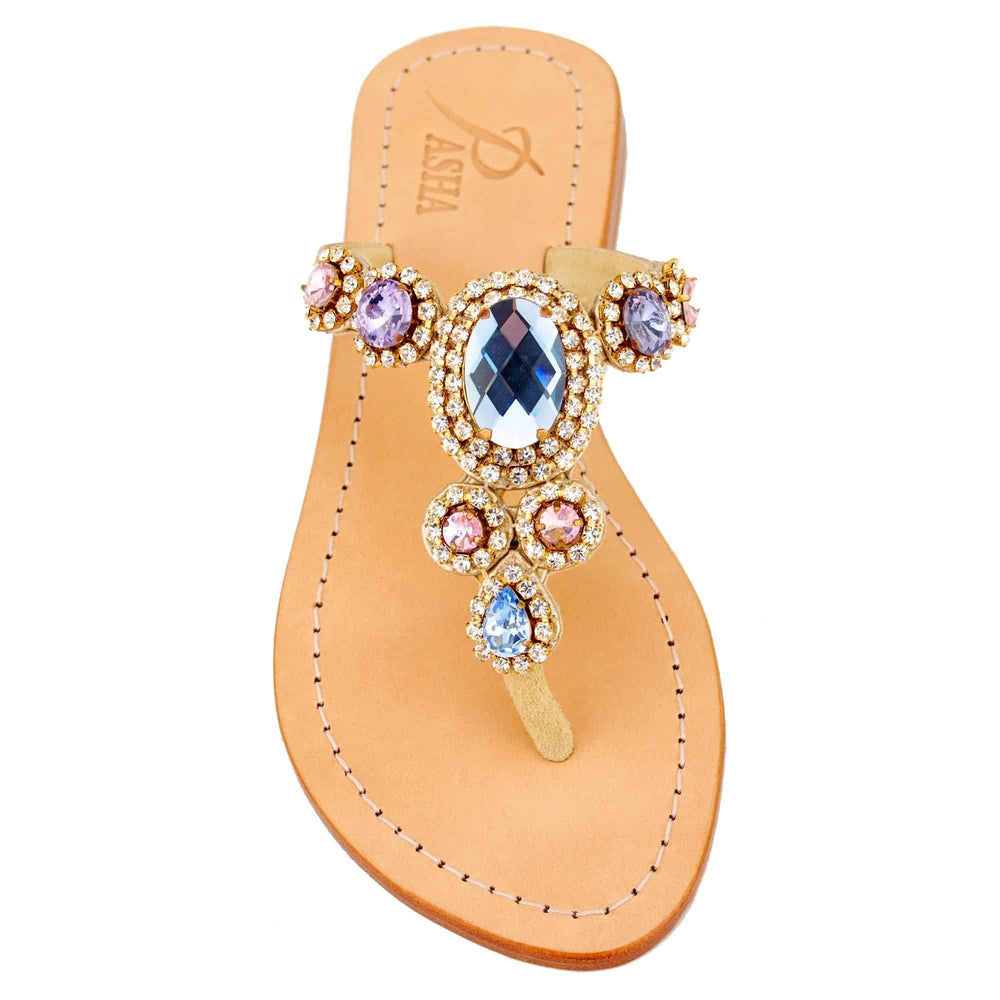 Rhinestone Jeweled Sandals For Women | Pasha Sandals