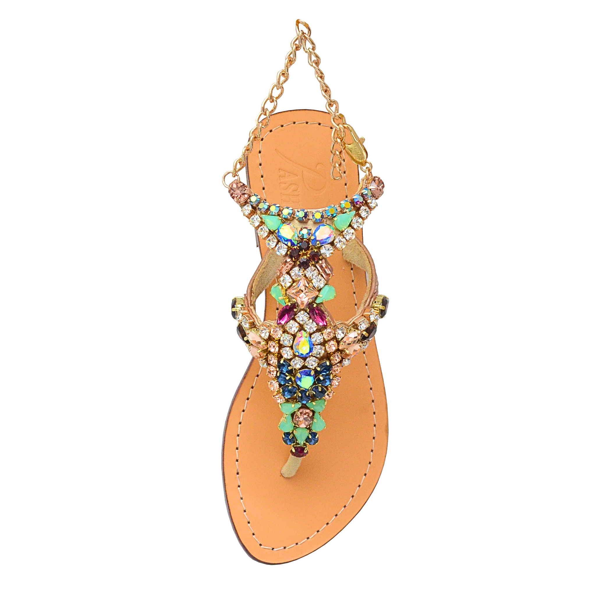 Rhinestone Embellished Sandals For Women | Pasha Sandals